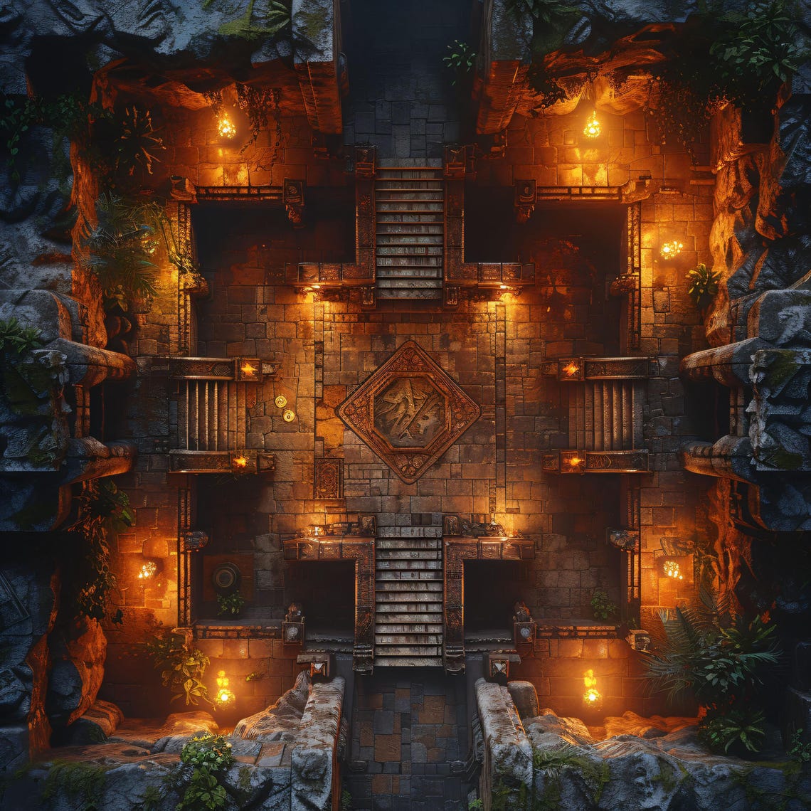 10 Gridless Jungle Expedition Battle Maps | VTT Pack for Dnd ...
