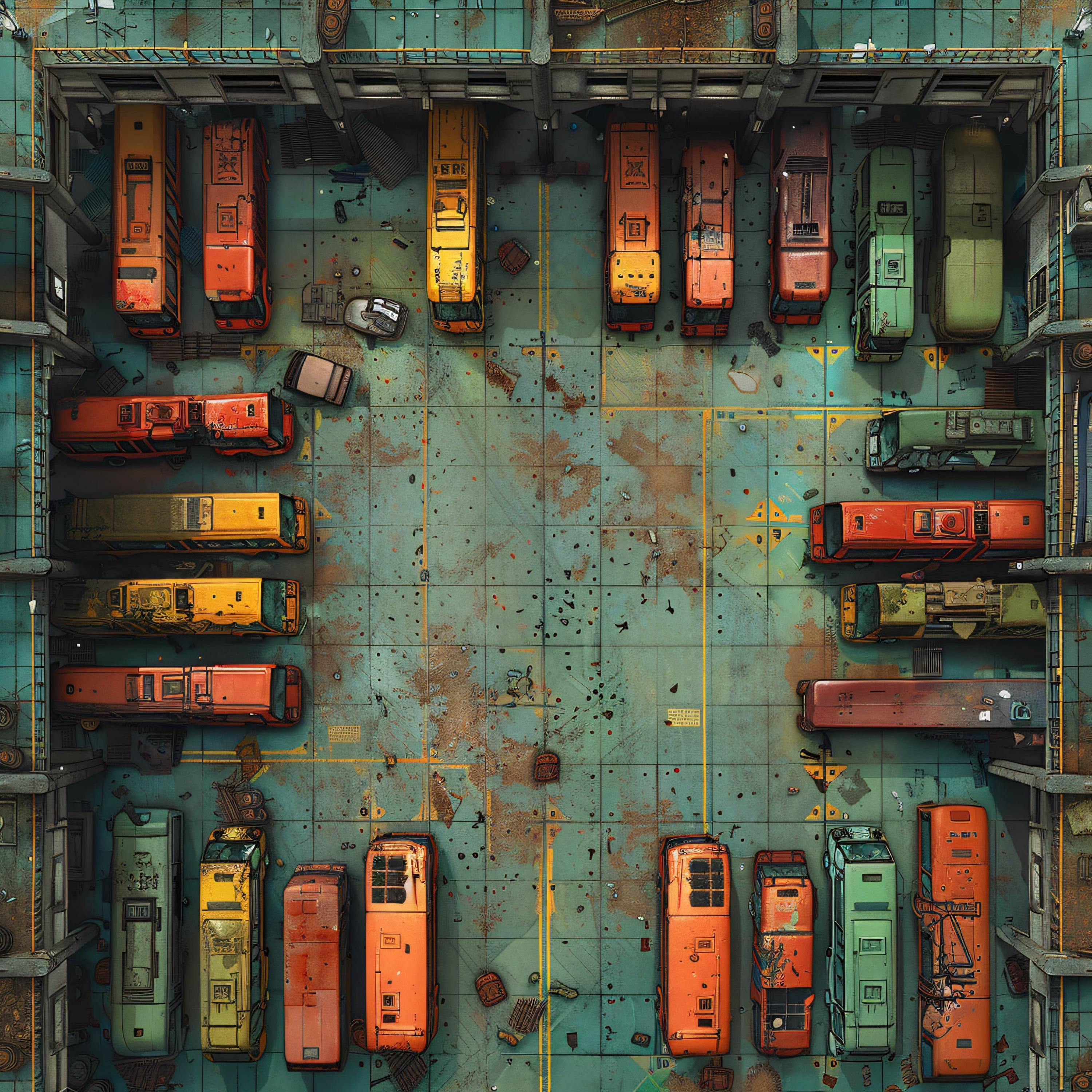 10 Gridless Cyberpunk Transport Battlemaps | VTT Pack for Shadowrun ...