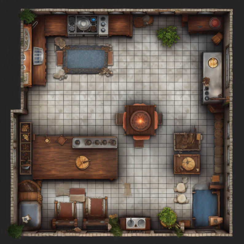 10 Mansion Battle Maps, Dnd Battle Map, Pathfinder, D&D, Battlemap ...