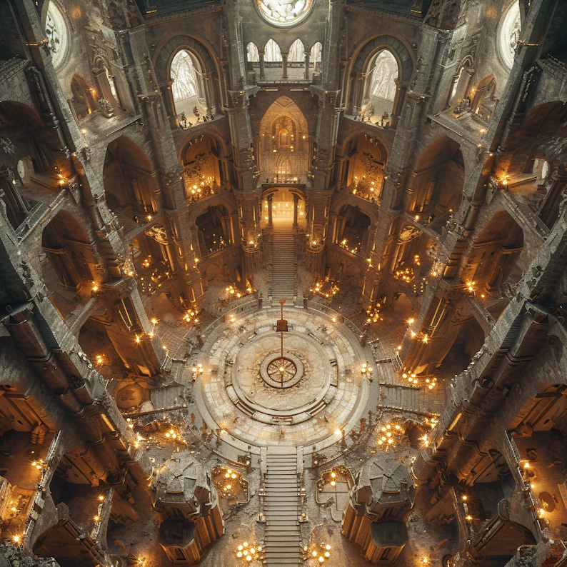 10 Cathedral Battle Maps, Dnd Battlemap, Pathfinder, D&D, Dungeons and ...