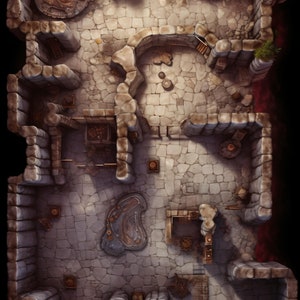 13 Castle Battle Maps, Dnd Battle Map, Pathfinder, D&D, Battlemap ...