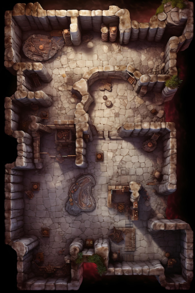 13 Castle Battle Maps, Dnd Battle Map, Pathfinder, D&D, Battlemap ...