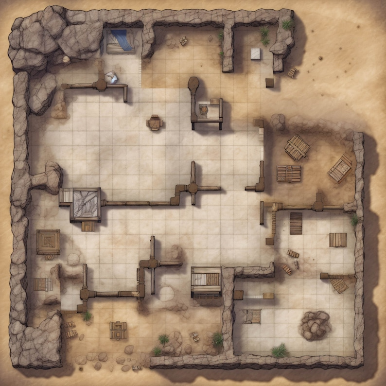 10 Hideout Battle Maps, Dnd Battle Map, Pathfinder, D&D, Battlemap ...