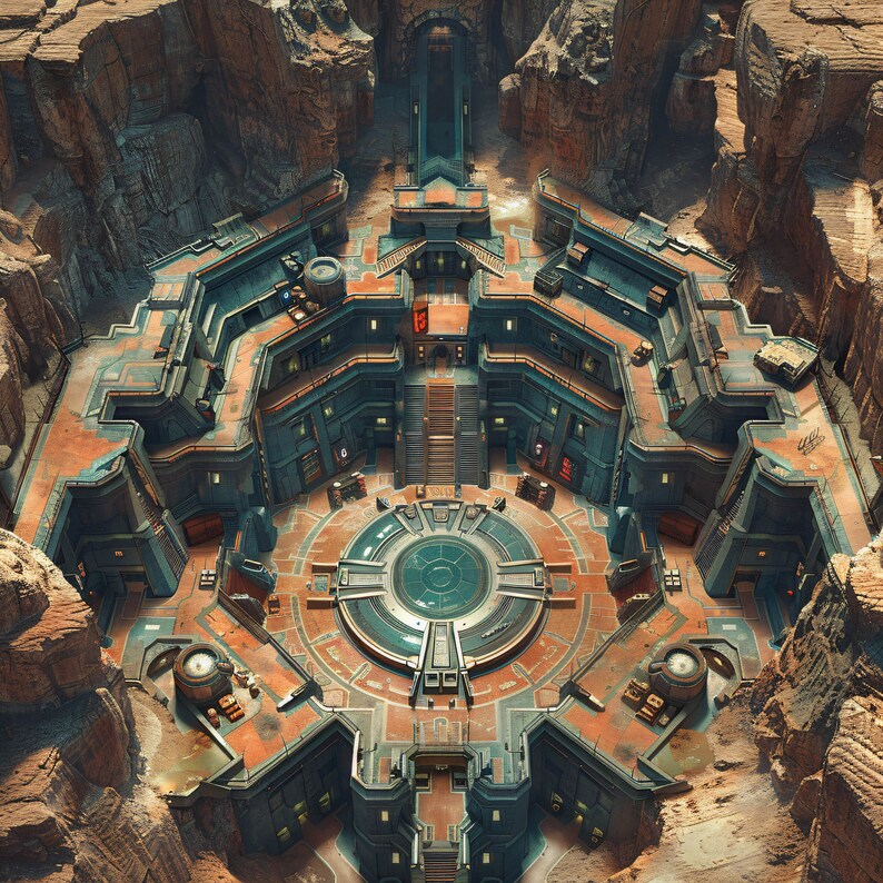 10 Cyberpunk Transport Battlemaps, Sci Fi, Dnd Battle Map, Cyberpunk, D ...