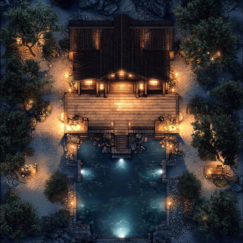 10 Cabin Battle Maps, Dnd Battle Map, Pathfinder, D&D, Battlemap ...