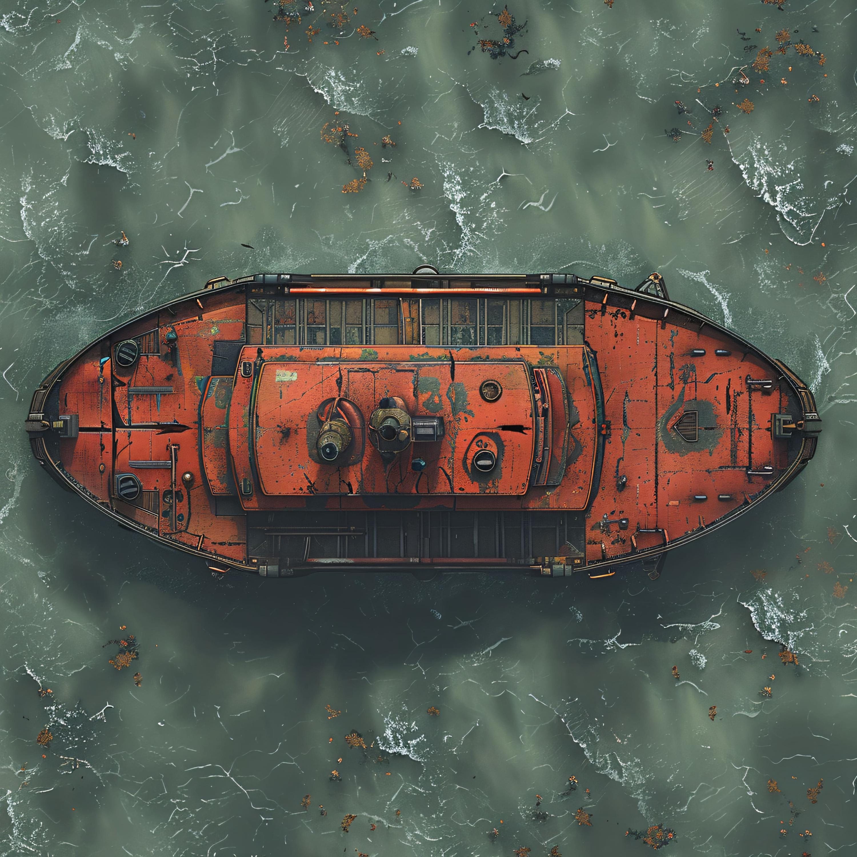 10 Cyberpunk River Battlemaps, Sci Fi, Cyberpunk, Battle Map, D&D, Shadowrun, Roll20, Fantasy ...