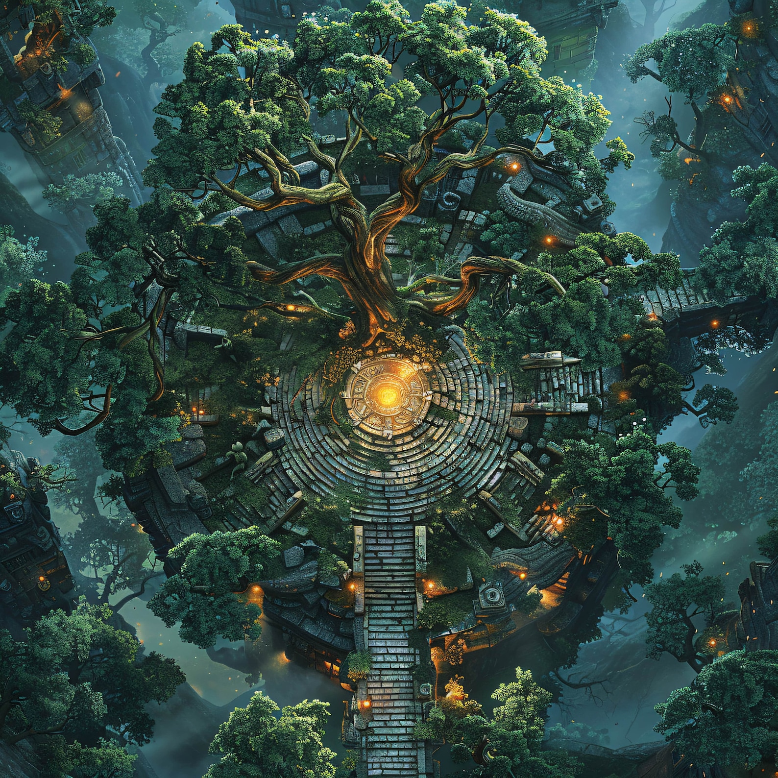 10 Druid Grove Maps, Pathfinder, D&D, Battlemap, Dungeons and Dragons ...