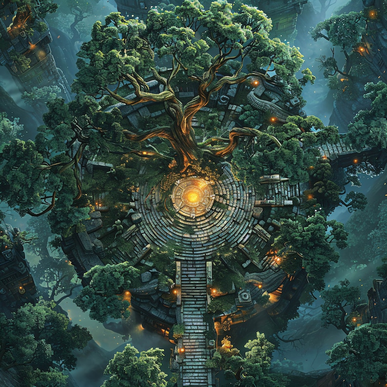 10 Druid Grove Maps, Pathfinder, D&D, Battlemap, Dungeons and Dragons ...