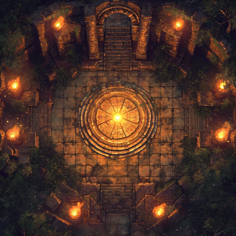 10 Magic Ritual Battle Maps, Dnd, Pathfinder, D&D, Battlemap, Dungeons ...