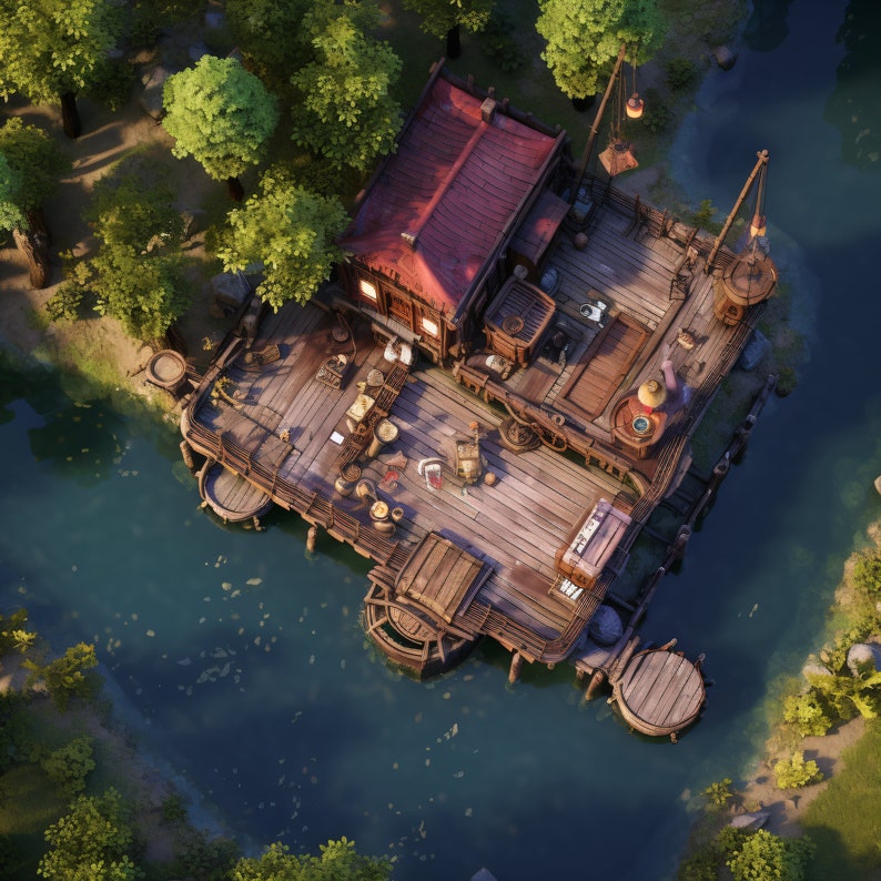 10 Market Battle Maps, Dnd Battlemap, Pathfinder, D&D, Battlemap ...