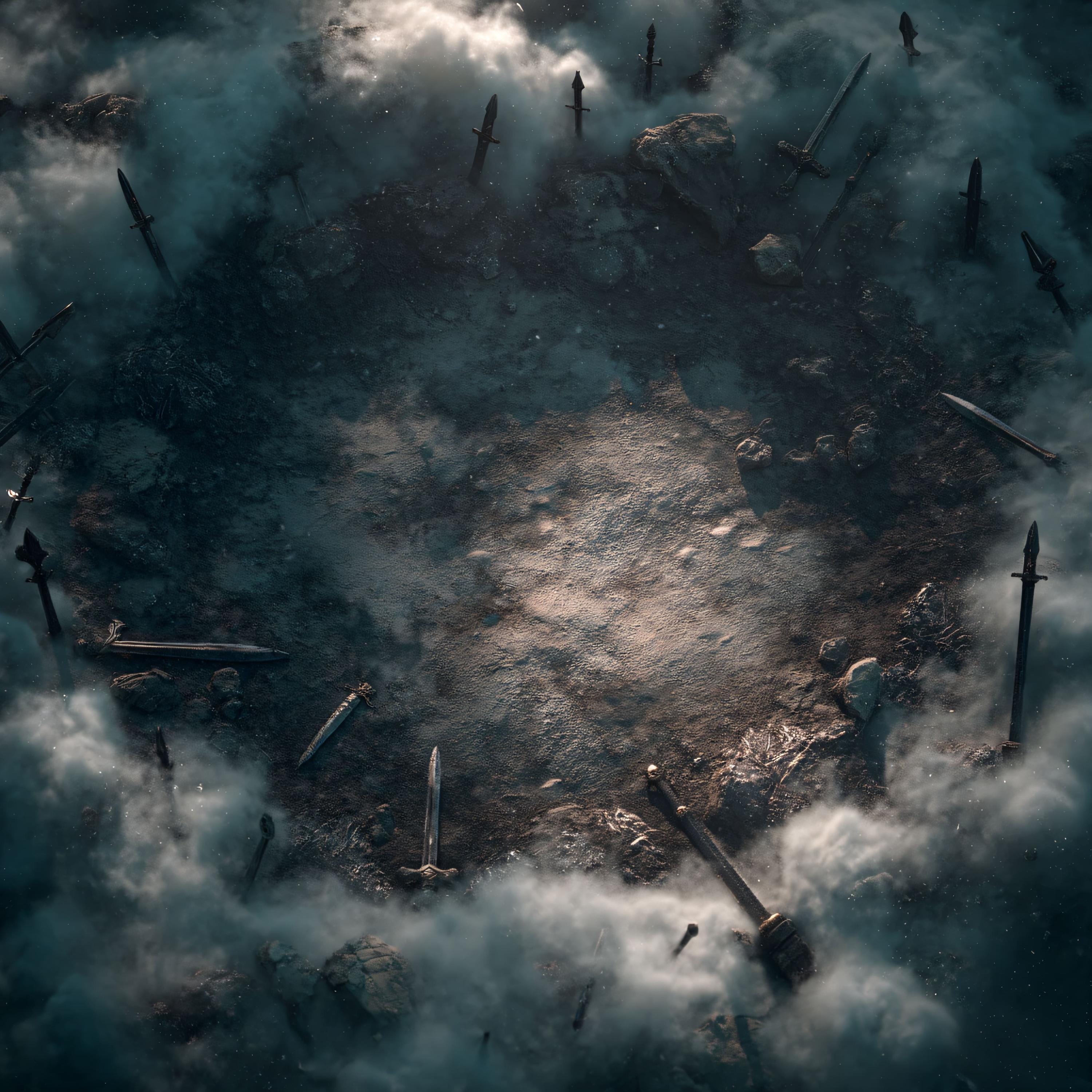 10 Gridless Fog/mist Battle Maps | VTT Pack for Dnd, Pathfinder ...