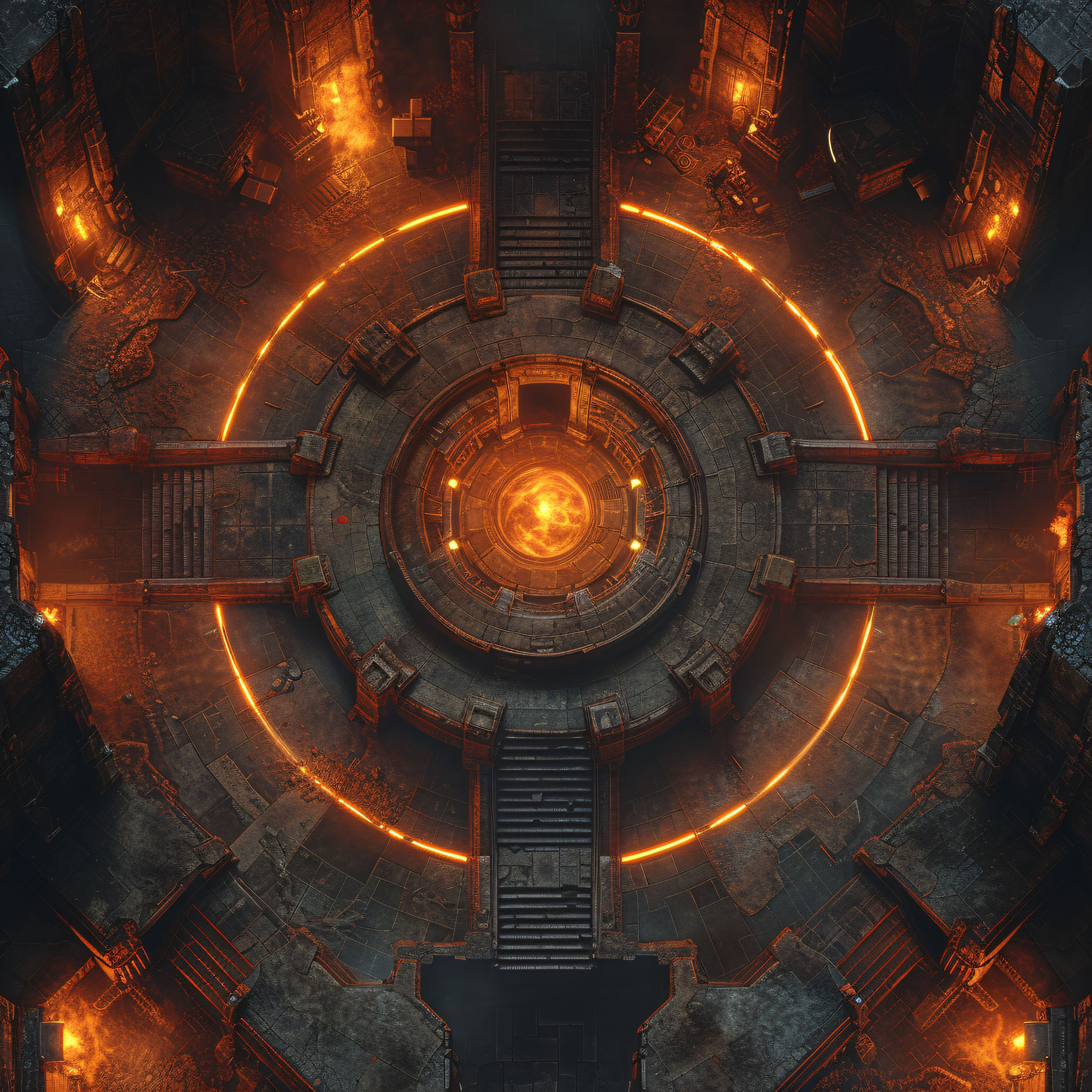 10 Dark Ritual Battle Maps, Dnd Battlemap, Pathfinder, D&D, Dungeons ...