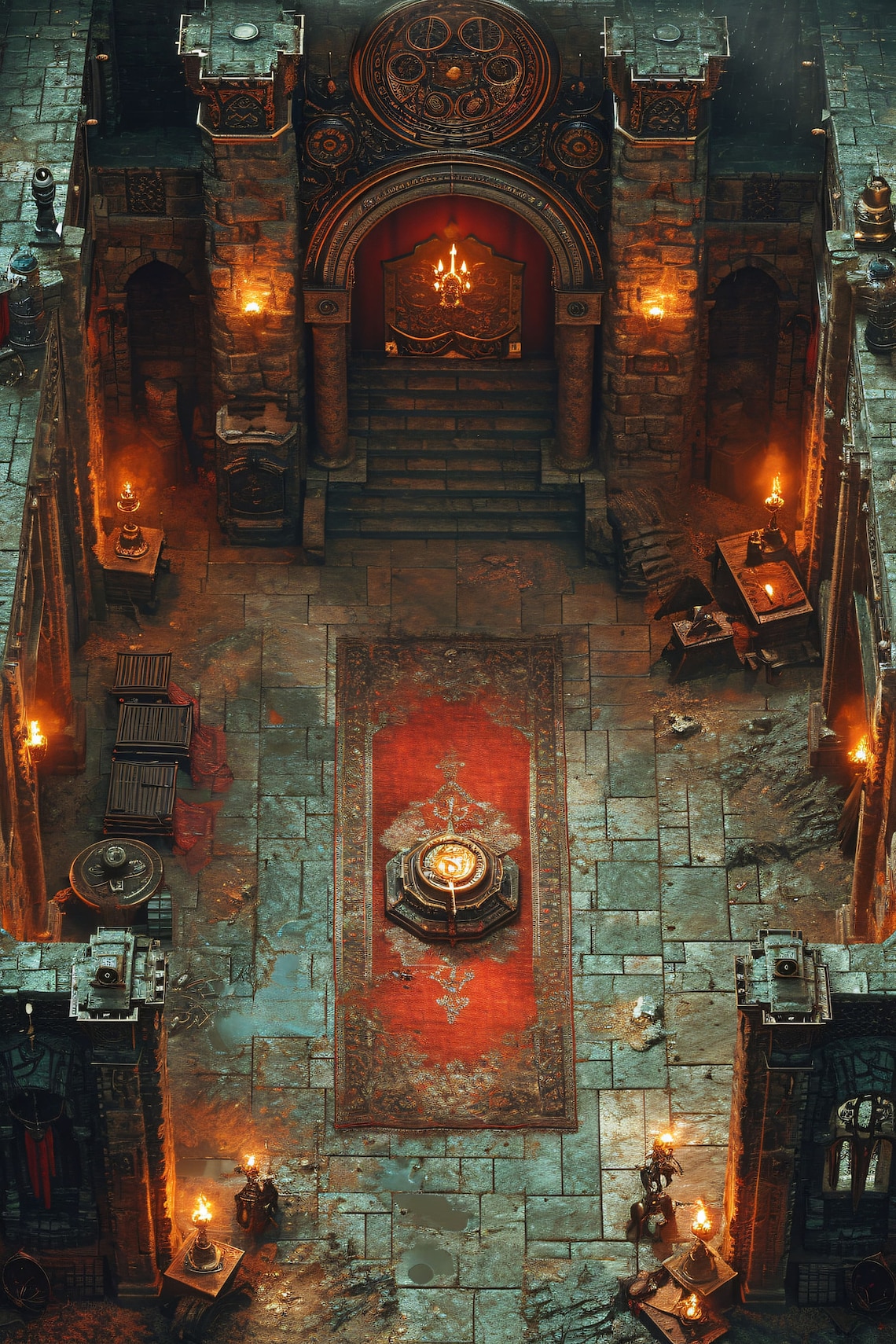 10 Mausoleum/tomb Battle Maps, Dnd Battlemap, Pathfinder, D&D, Dungeons ...