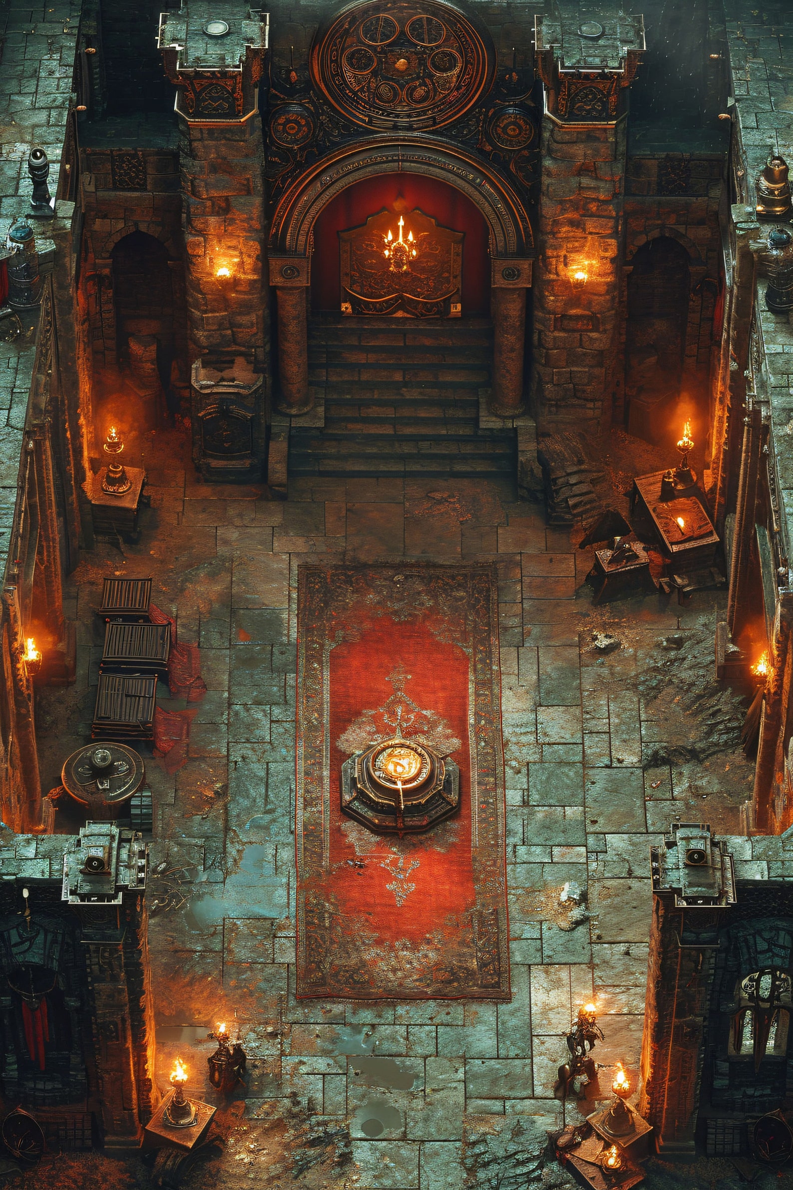10 Gridless Mausoleum/tomb Battle Maps | VTT Pack for Dnd, Pathfinder ...