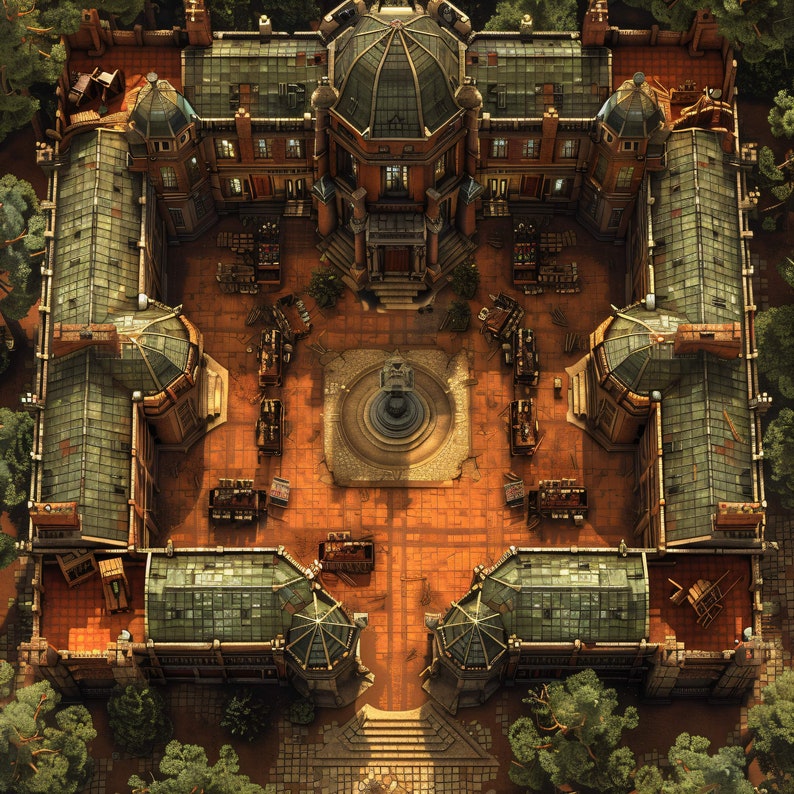 10 Court/jail Battle Maps, Battle Map, Pathfinder, D&D, Battlemap ...