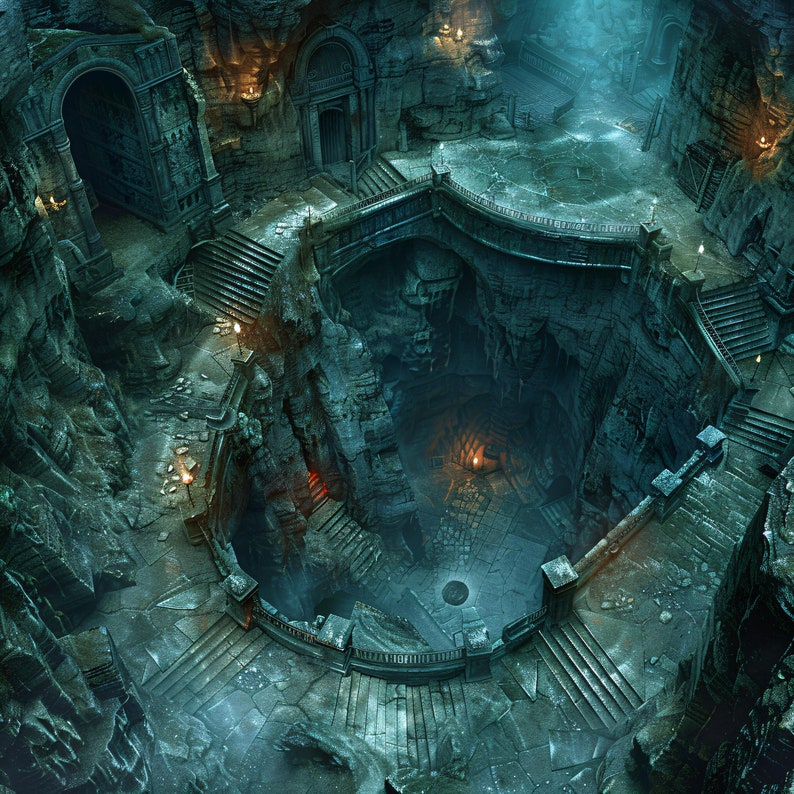 15 Catacomb/tomb Battlemaps, Dnd Battle Map, Pathfinder,d&d, Battlemap ...