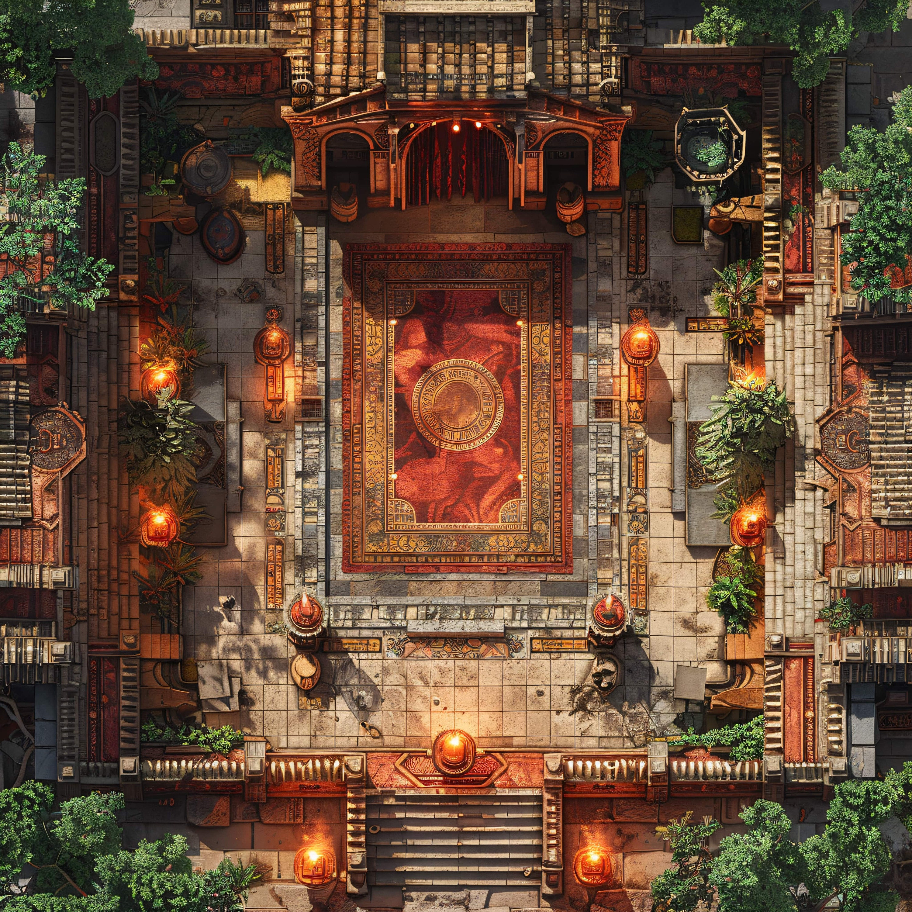 10 Carnival/circus Maps, Dnd Battle Map, Pathfinder,d&d, Battlemap ...