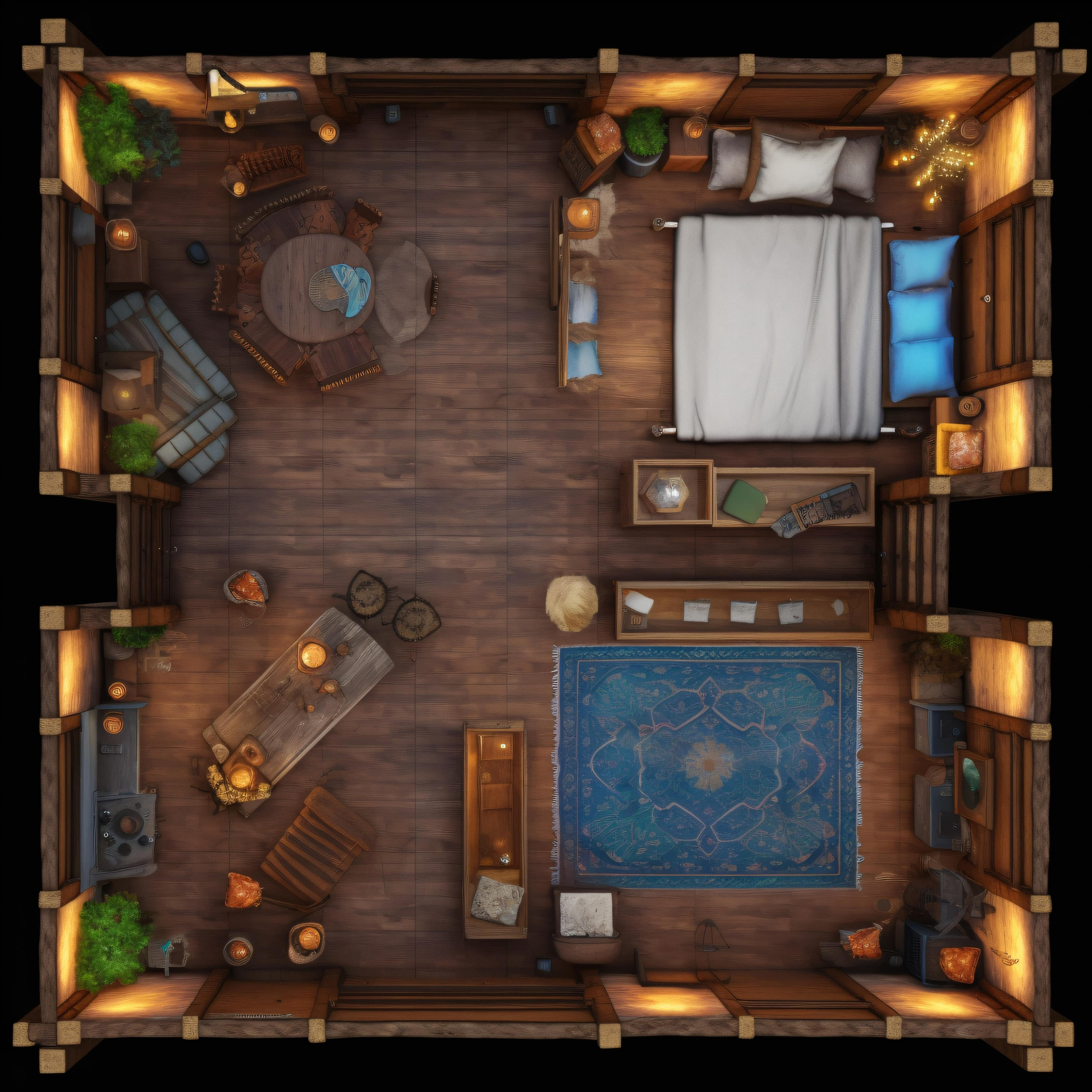 10 Mansion Battle Maps, Dnd Battle Map, Pathfinder, D&D, Battlemap ...