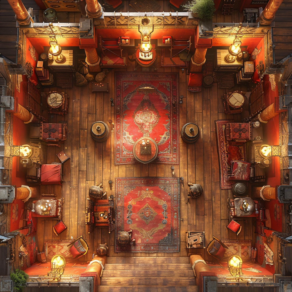 10 Manor or Estate Interior Battle Maps, Dnd Battlemap, Pathfinder, D&D ...