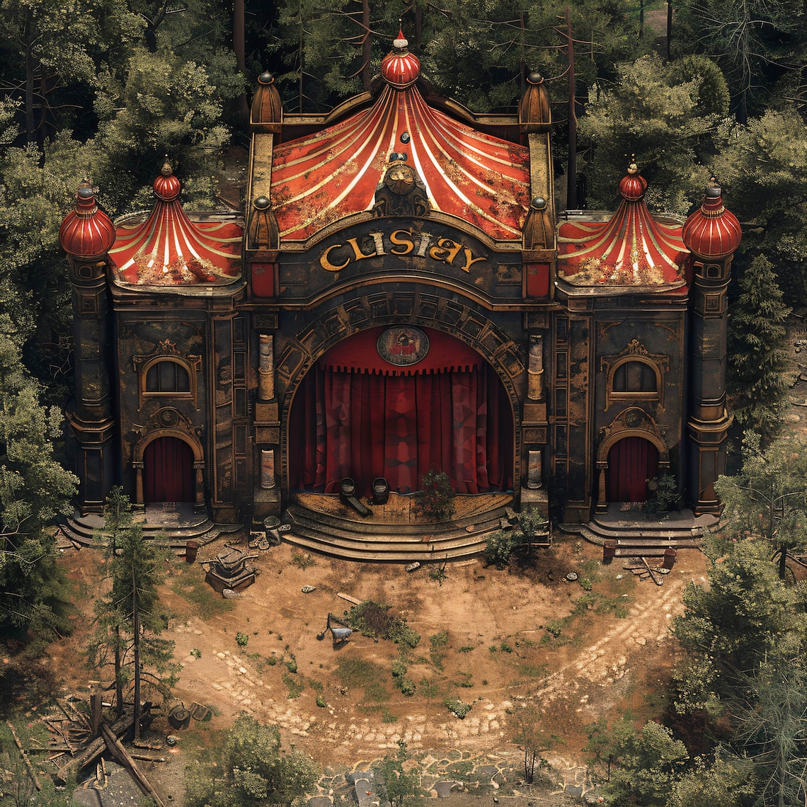 10 Carnival/circus Maps, Dnd Battle Map, Pathfinder,d&d, Battlemap, Dungeons and Dragons, Roll20 ...