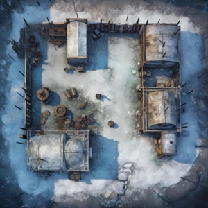 11 Snow/ice Battlemaps, Dnd Battle Map, Pathfinder, D&D, Battlemap ...