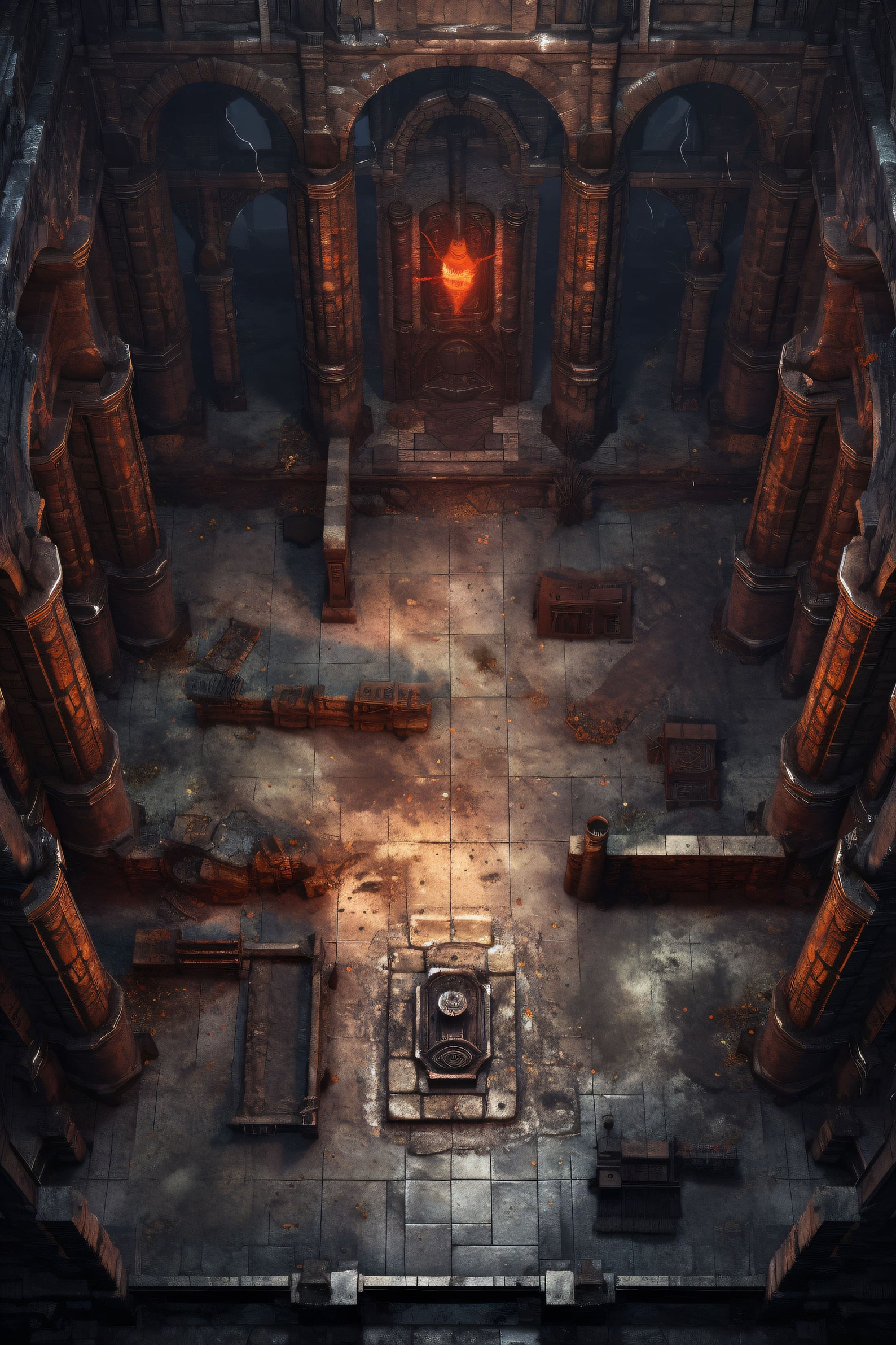 10 Temple Battle Maps, Dnd Battlemap, Pathfinder, D&D, Battlemap ...