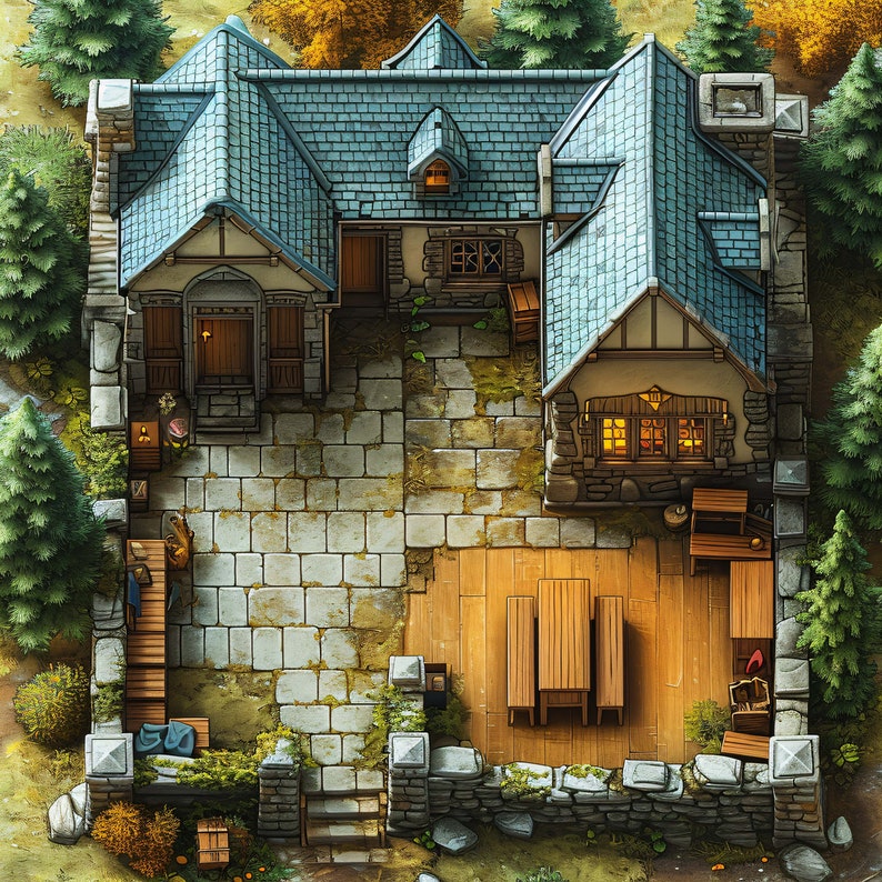 14 School Battle Maps, Dnd, Pathfinder, D&D, Battlemap, Dungeons and ...