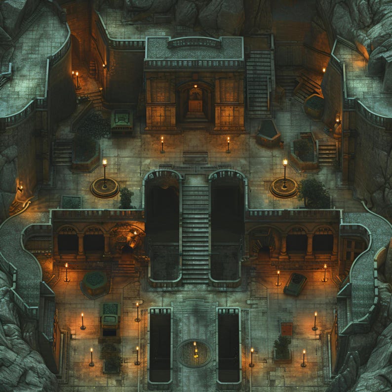 10 Gridless Underground Boss Battle Maps | VTT Pack for Dnd, Pathfinder ...