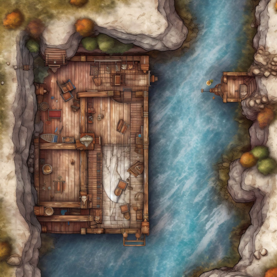 16 River/ocean Battle Maps, Dnd, Pathfinder, D&D, Battlemap, Dungeons ...