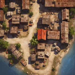 10 Slums Battle Maps, Dnd Battle Map, Pathfinder, D&D, Battlemap ...