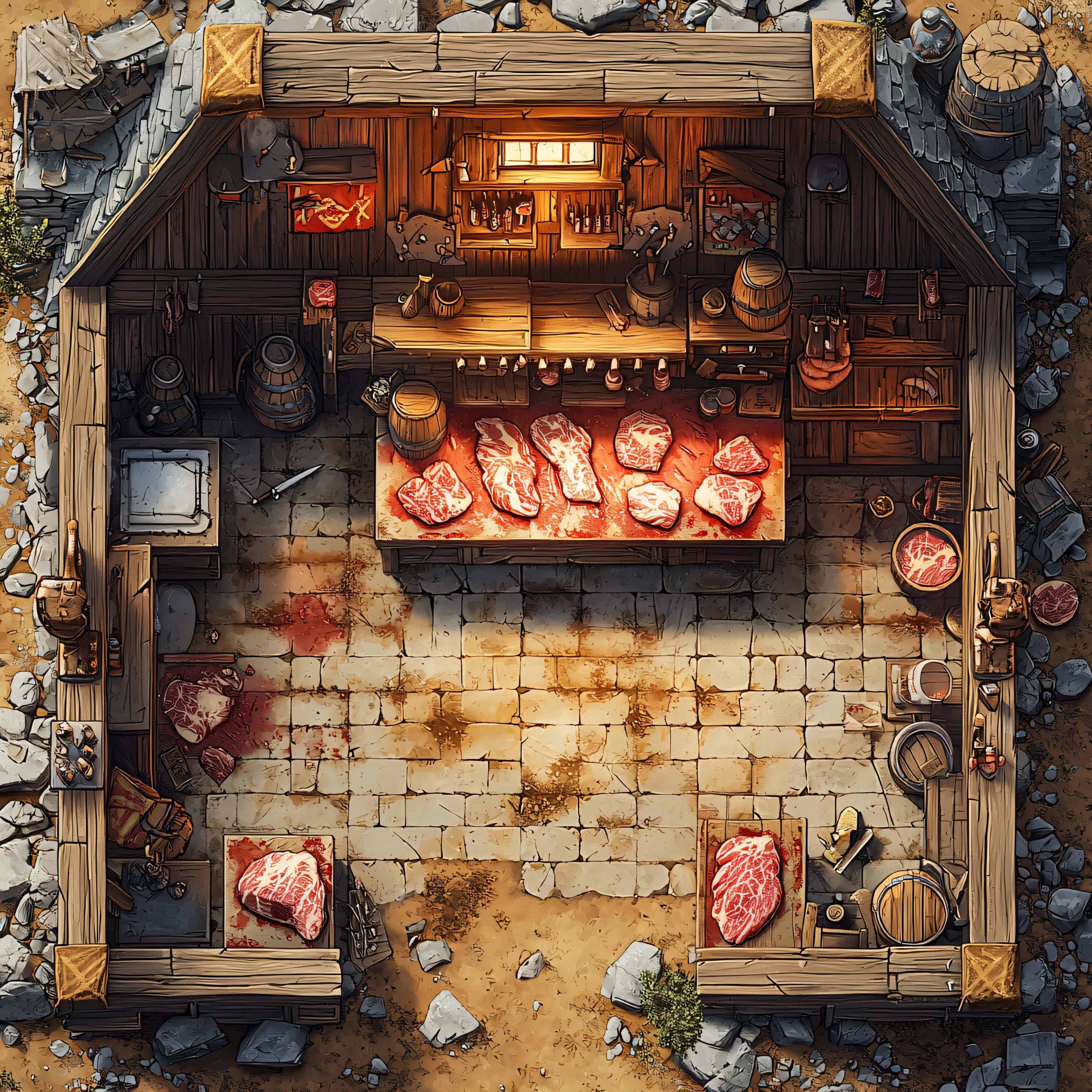 10 Shopping Battle Maps, Dnd Battlemap, Pathfinder, D&D, Dungeons and ...