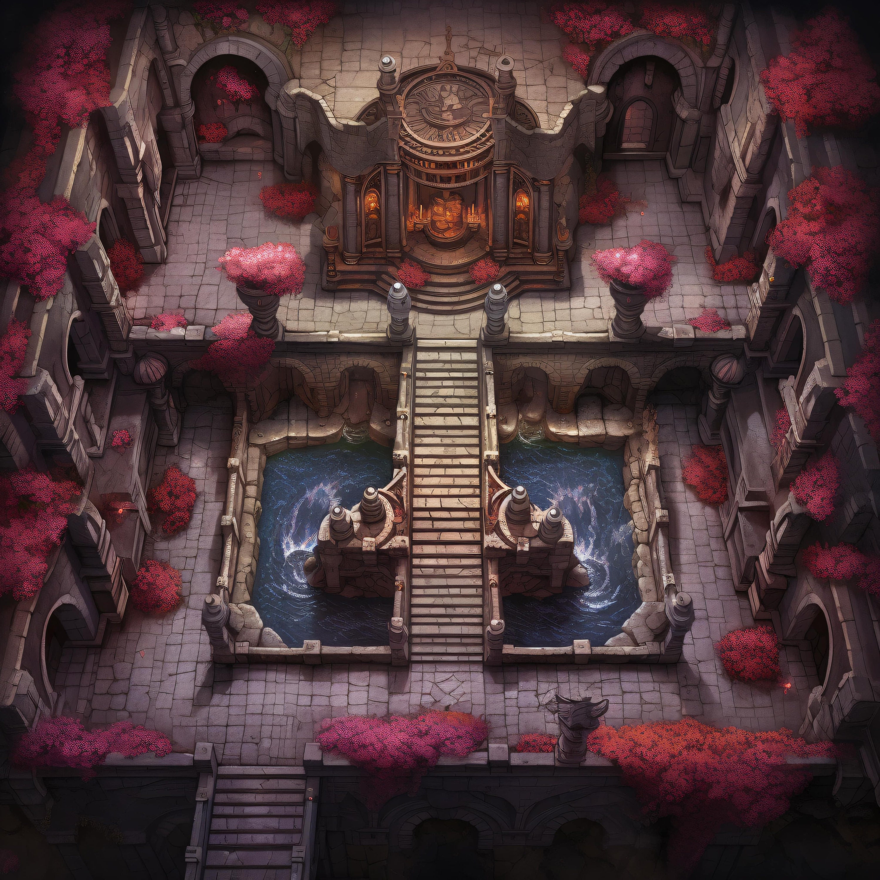 10 Cherry Blossom Battle Maps, Dnd, Pathfinder, D&D, Battlemap ...