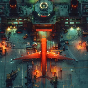 17 Airport Battlemaps, Sci Fi, Dnd Battle Map, Cyberpunk, D&D ...