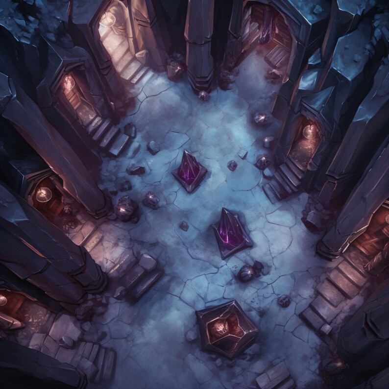 10 Mines / Underdark Battlemaps, Dnd Battlemap, Pathfinder, D&D ...