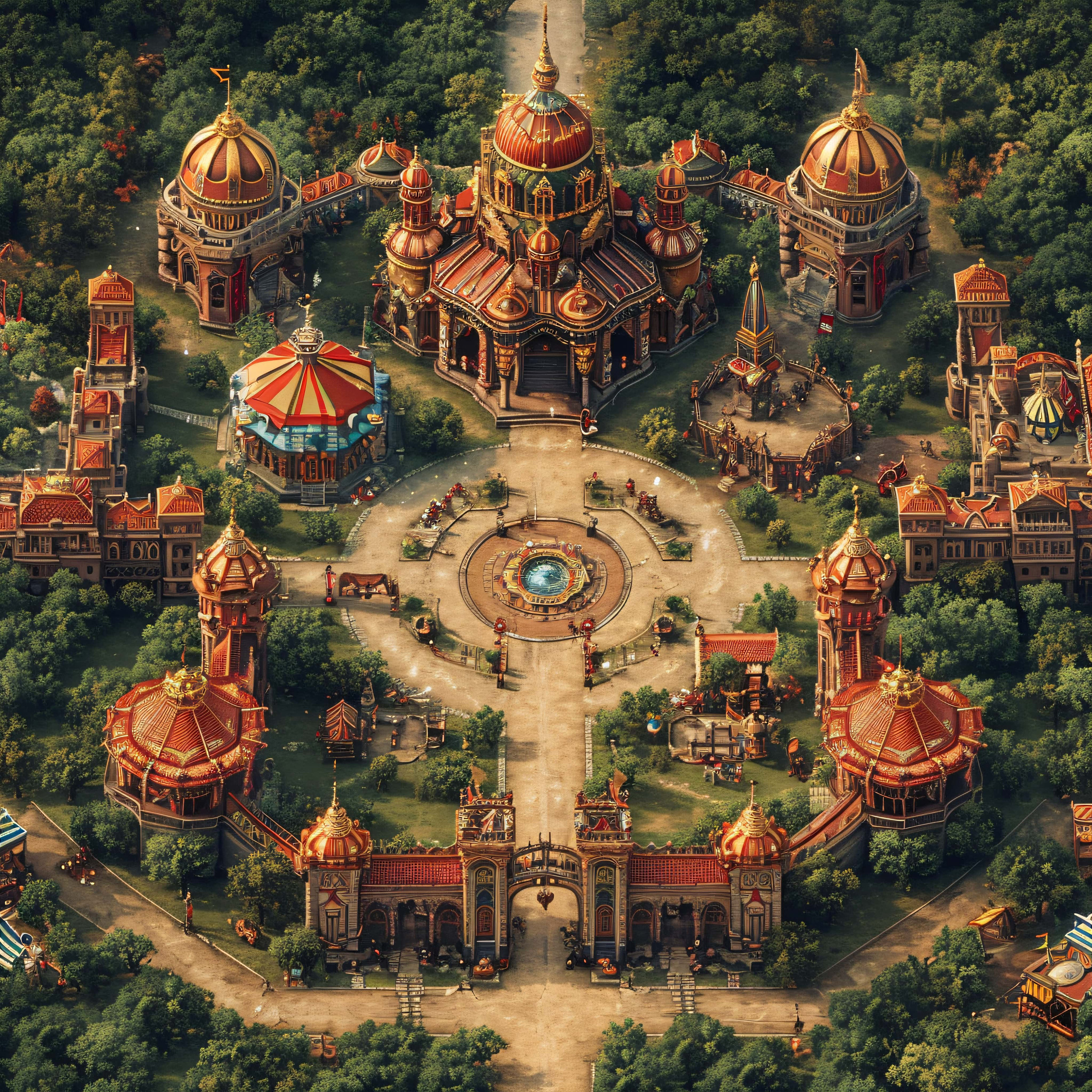 10 Gridless Carnival Circus Battle Maps | VTT Pack for Dnd, Pathfinder ...