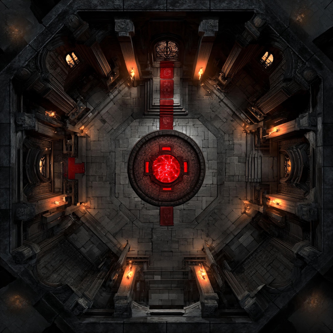 10 Horror Castle Battle Maps 2, Dnd, Pathfinder, D&D, Battlemap ...