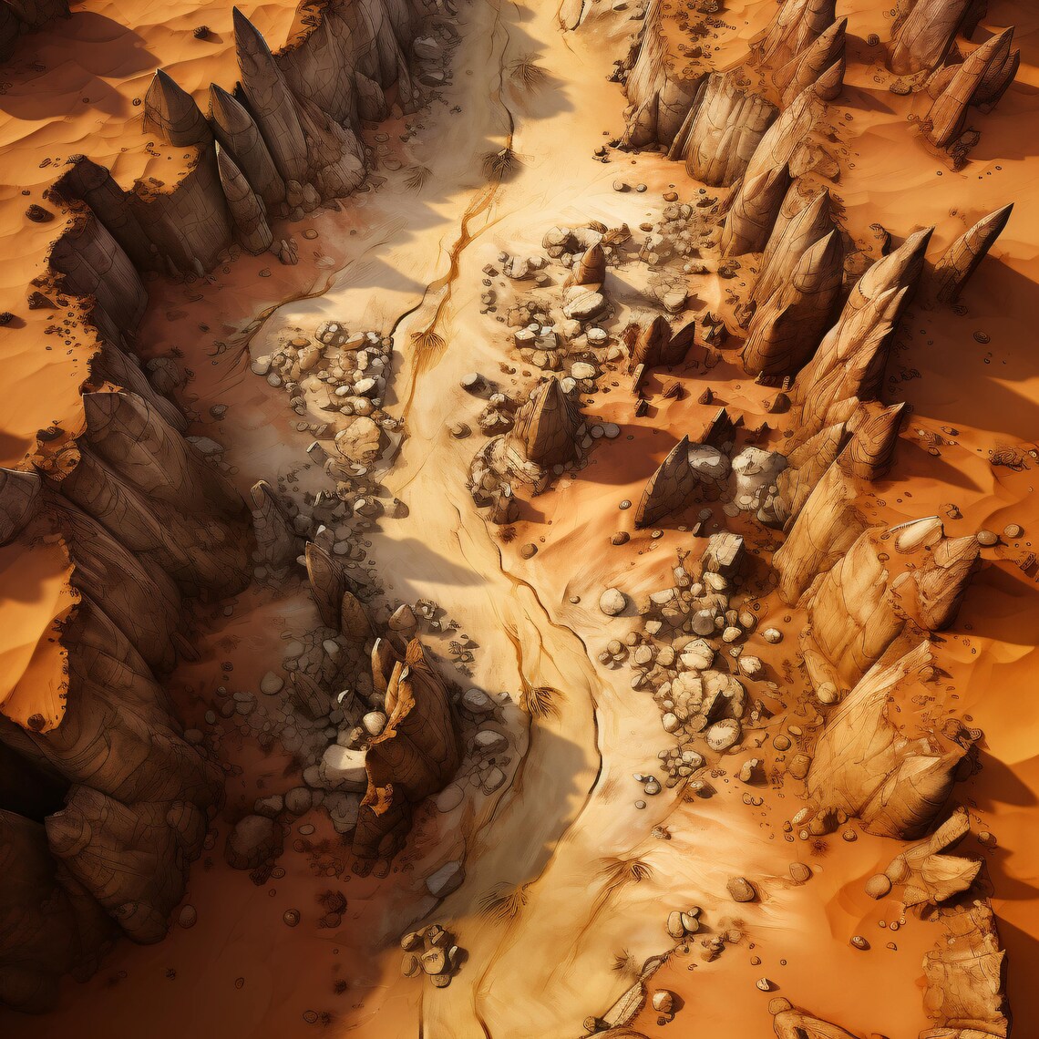 10 Badlands Battle Maps, Dnd Battlemap, Pathfinder, D&D, Battlemap, Dungeons and Dragons, Roll20 ...