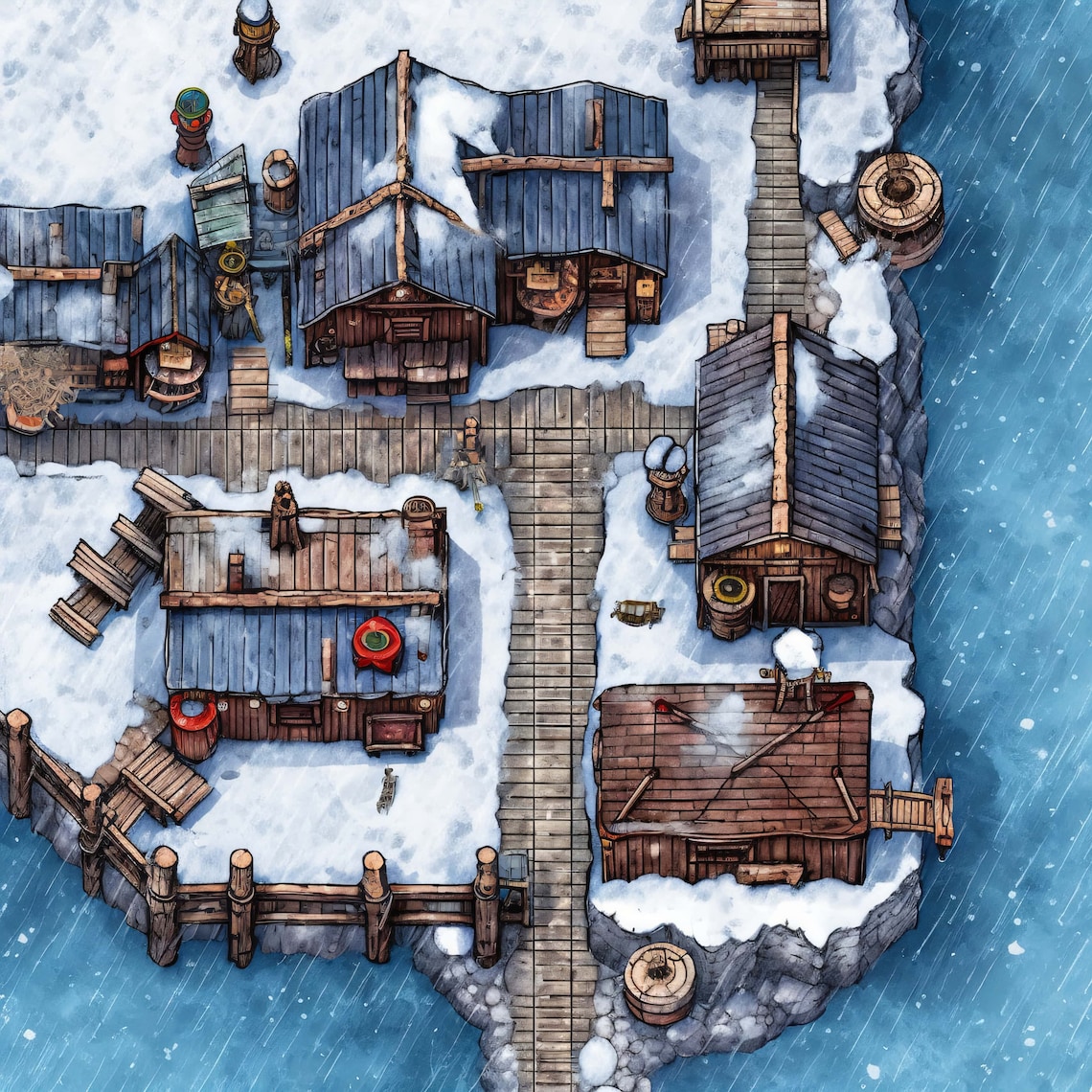 10 Outpost Battle Maps Dnd Battle Map Pathfinder D&D - Etsy Canada