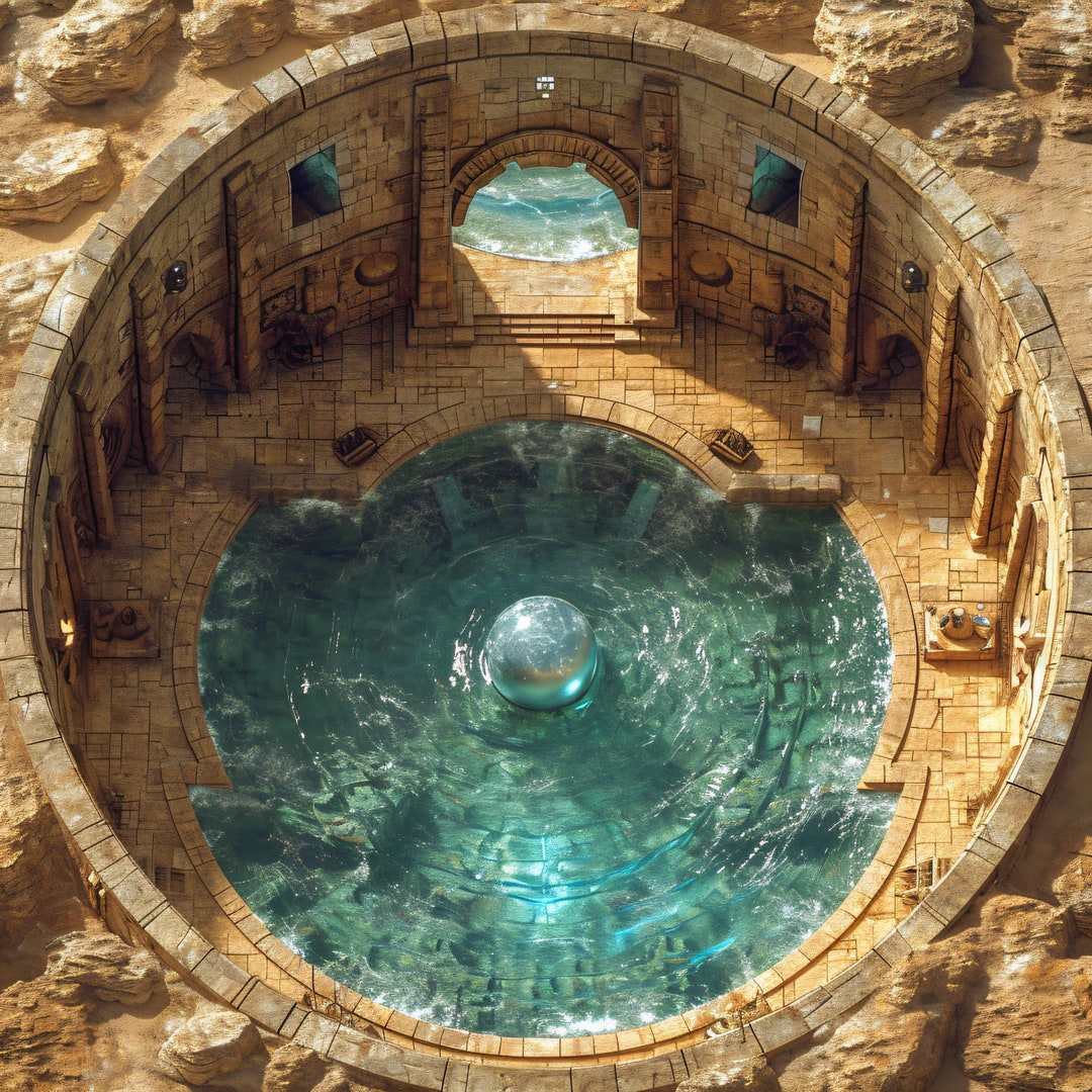 11 Water Temple Battle Maps, Golden Temple, Dnd Battle Map, Pathfinder ...