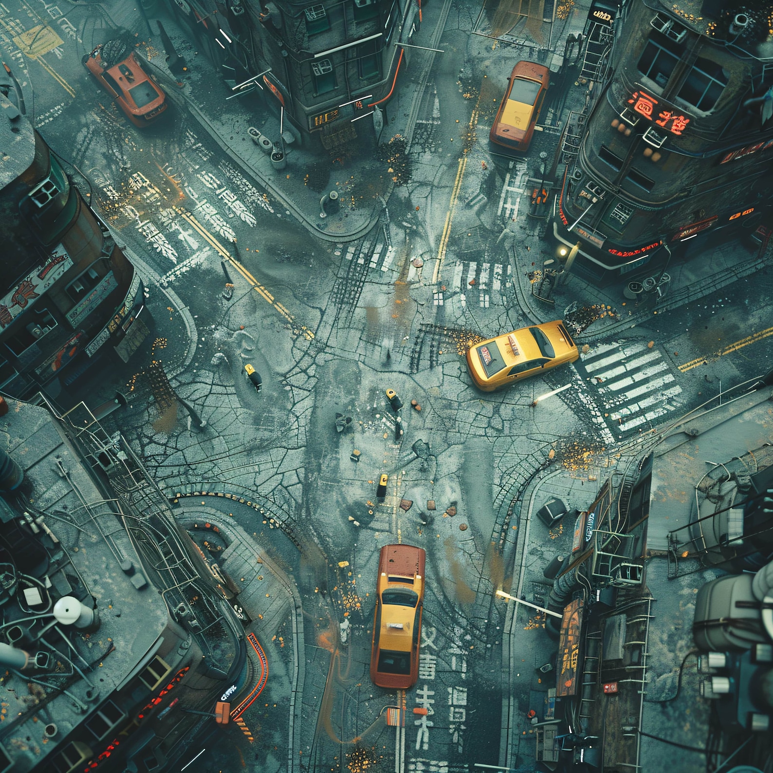 10 Gridless Cyberpunk City Streets Battlemaps | VTT Pack for Shadowrun ...