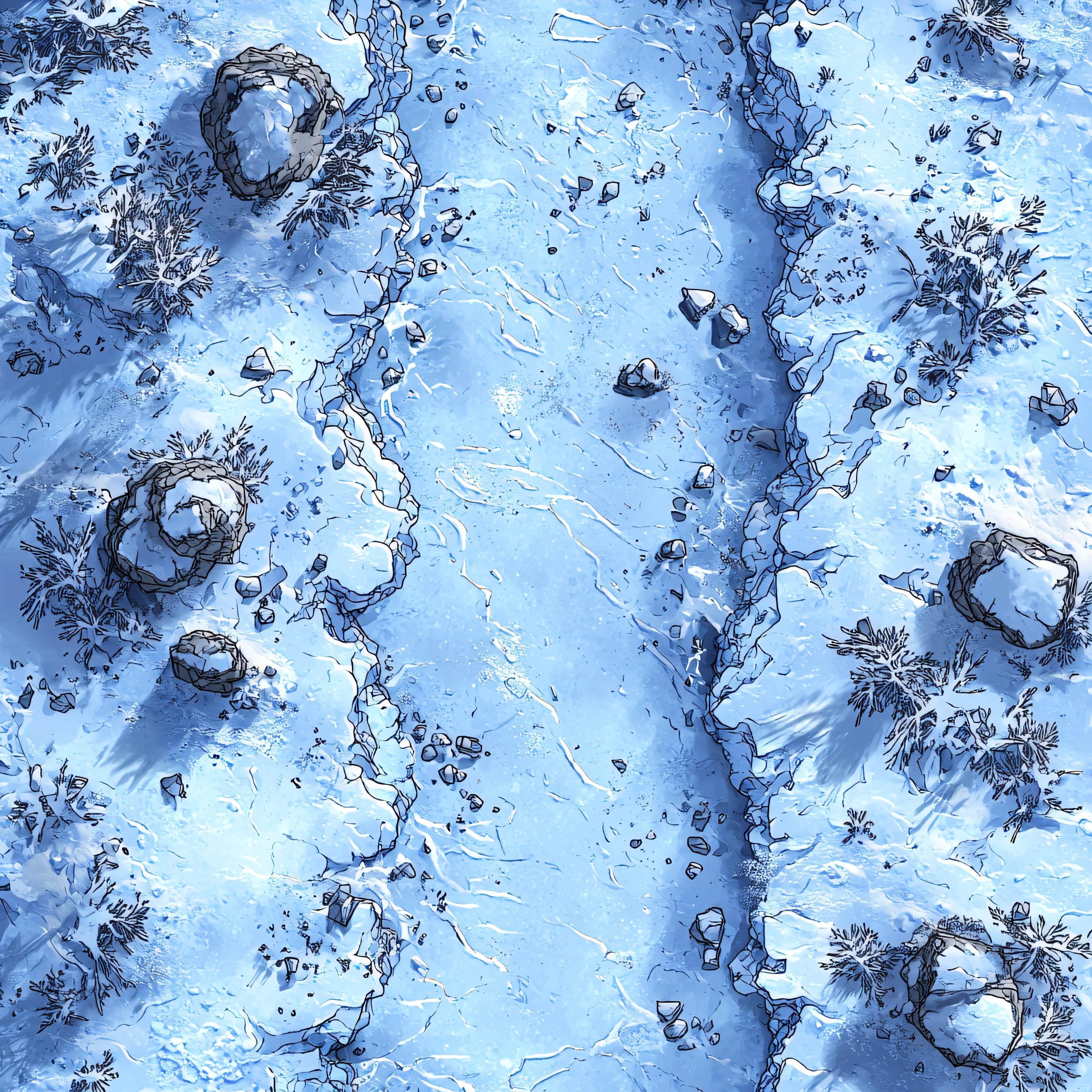 10 Frozen Landscape Battle Maps, Dnd Battlemap, Pathfinder, D&D ...