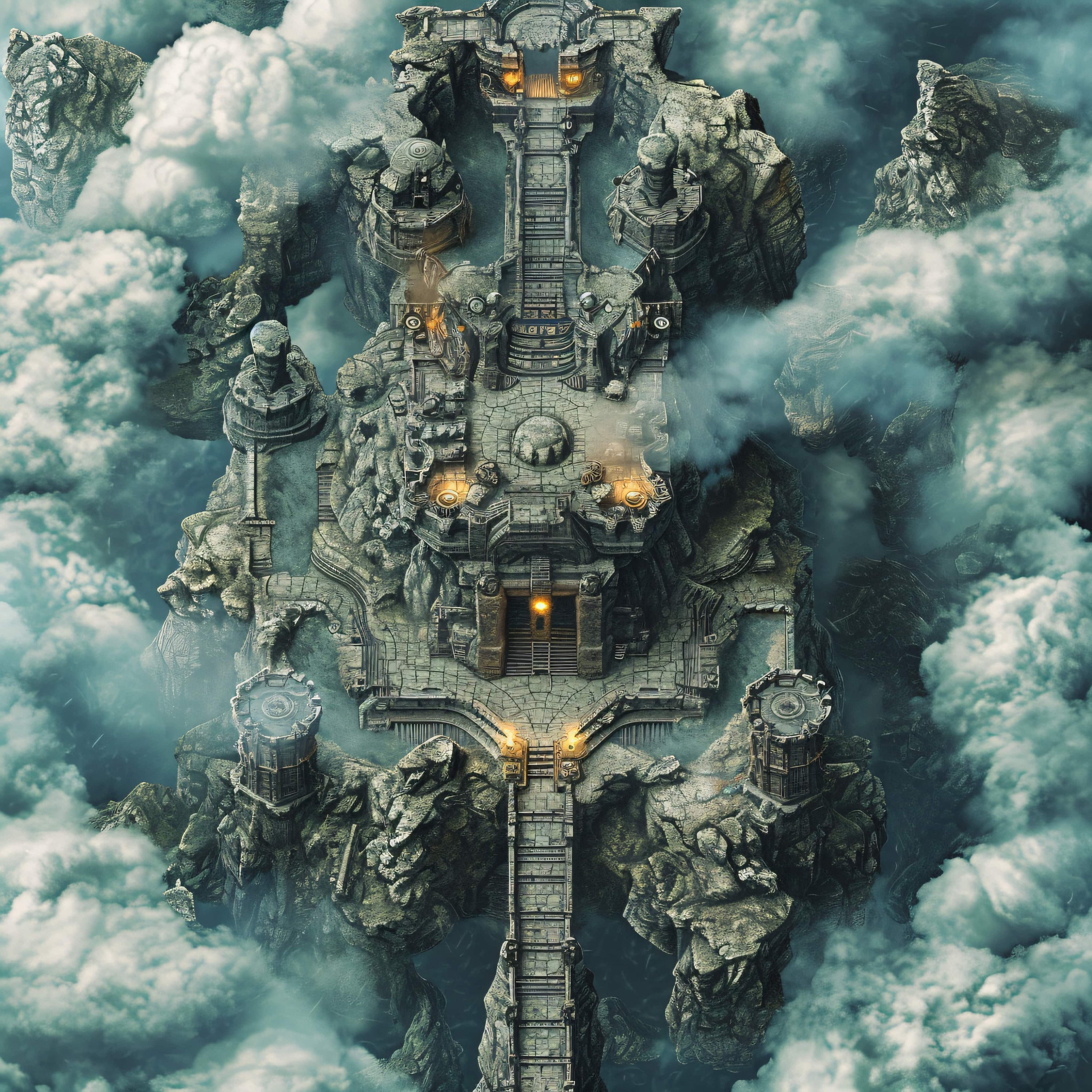 10 Oracle Temple Battle Maps, Dnd, Pathfinder, D&D, Battlemap, Dungeons ...