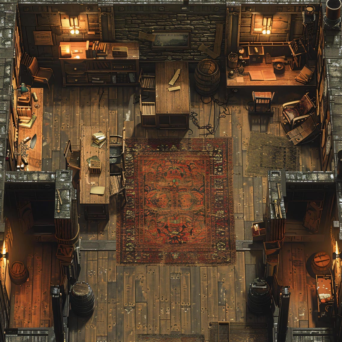 10 Workshop / Forge Battle Maps, Battlemap, Pathfinder, D&D, Dungeons ...