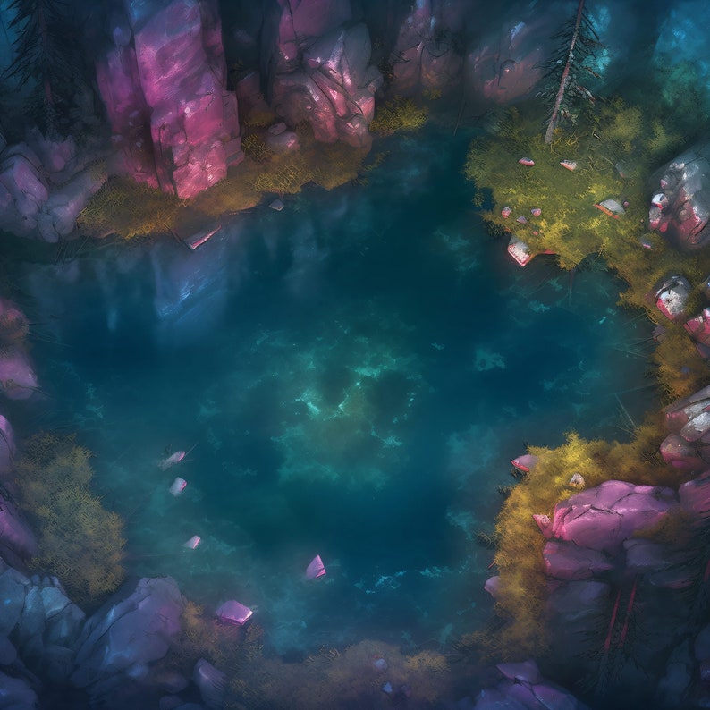 10 Feywild Battle Maps, Dnd Battle Map, Pathfinder, D&D, Battlemap ...