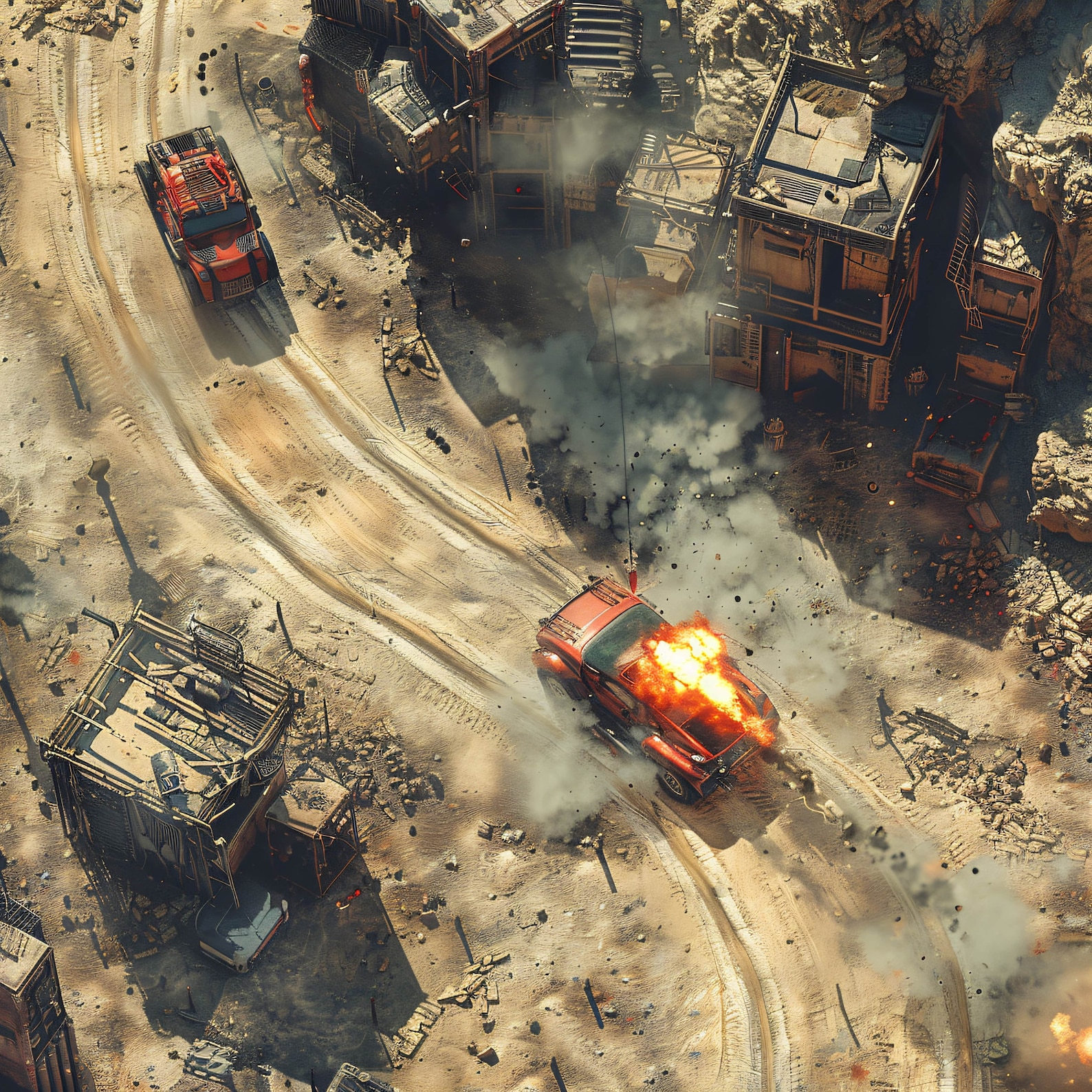 10 Cyberpunk Outlands Battlemaps, Sci Fi, Dnd Battle Map, Cyberpunk, D ...