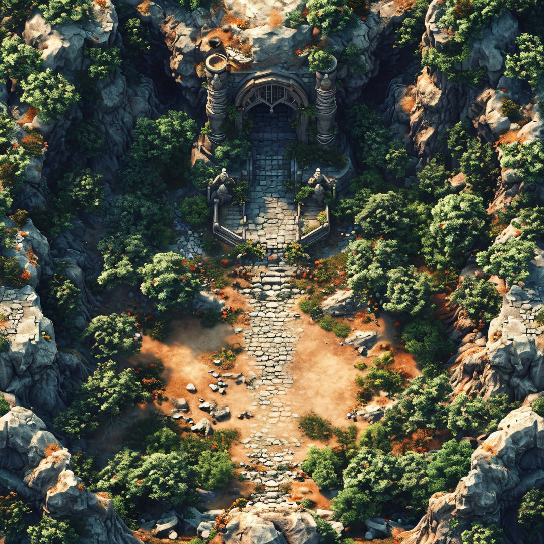 20 Lost Temple/city Battle Maps, Dnd Battle Map, Pathfinder, D&D ...