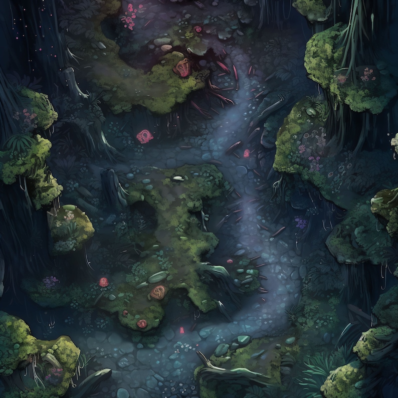 17 Alien Planet Battle Maps, Cyberpunk, Starfinder, D&D, Battlemap ...