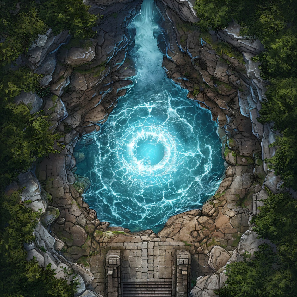 11 Water Temple Battle Maps, Golden Temple, Dnd Battle Map, Pathfinder ...