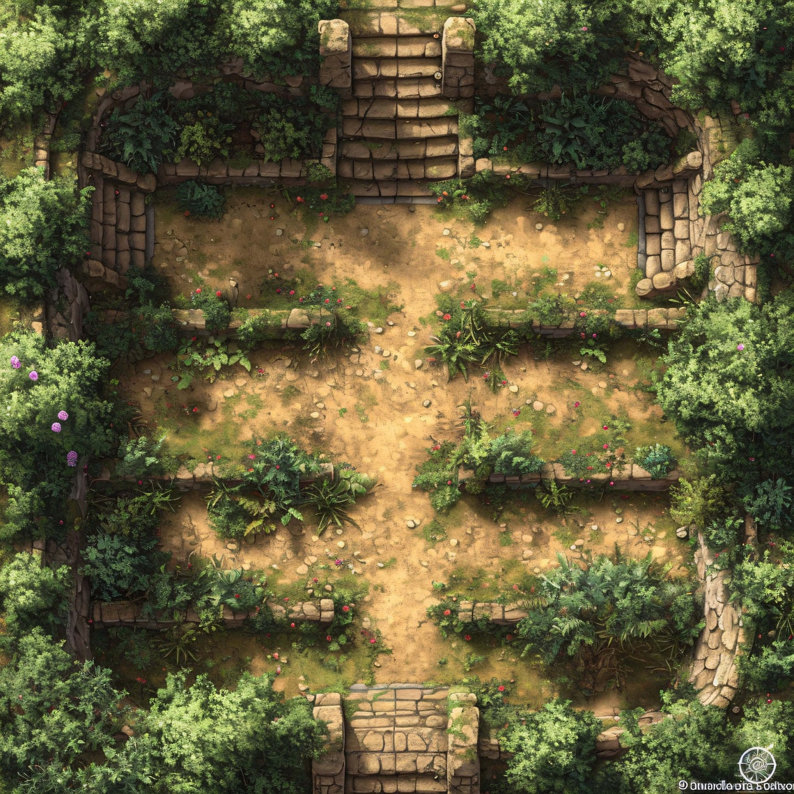 10 Abandoned Town Battle Maps, Dnd, Pathfinder, D&D, Battlemap ...