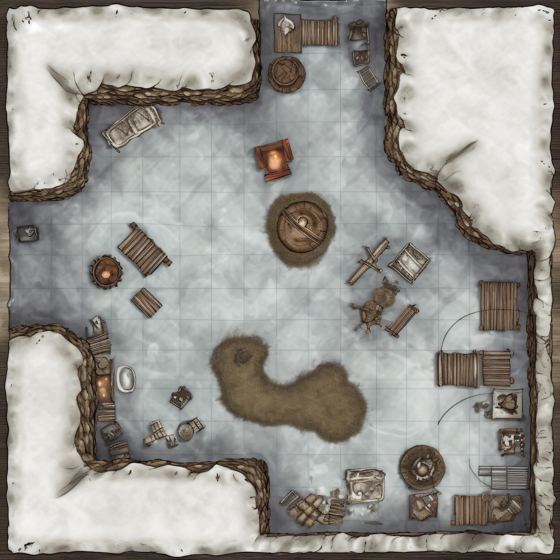 10 Gridless Hideout Battle Maps | VTT Pack for Dnd, Pathfinder & Ttrpgs ...